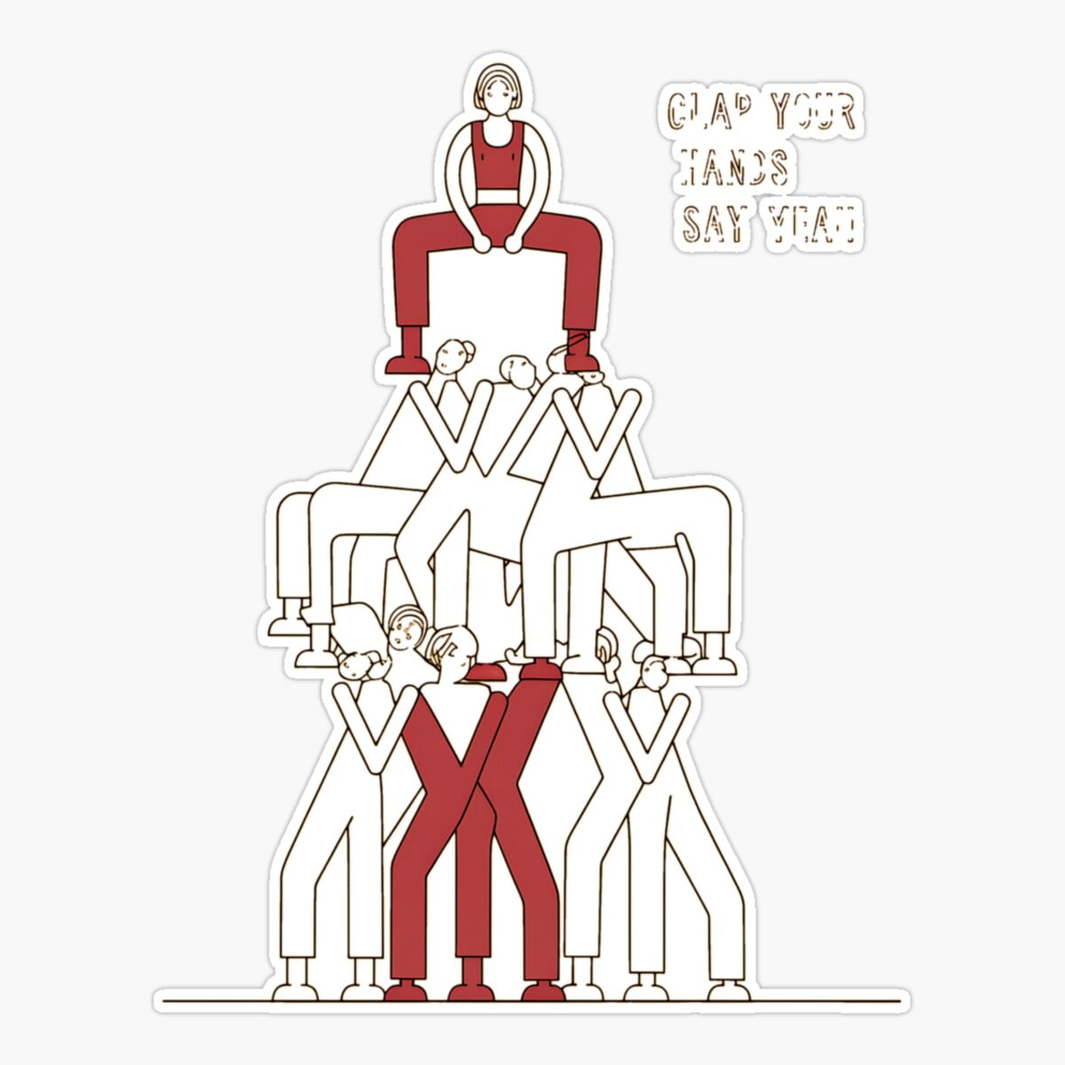 Maneki Clap Your Hands Say Yeah Self-Titled Er, Phone Decal Water ...