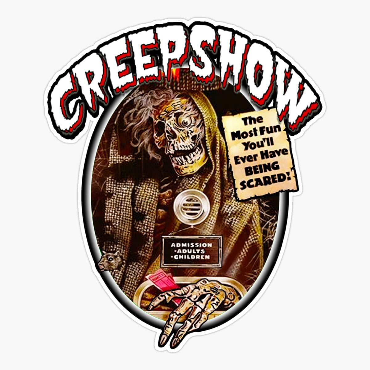 Maneki Clic 80S Horror Cartoons Creepshow Er, Phone Decal Water Bottle ...