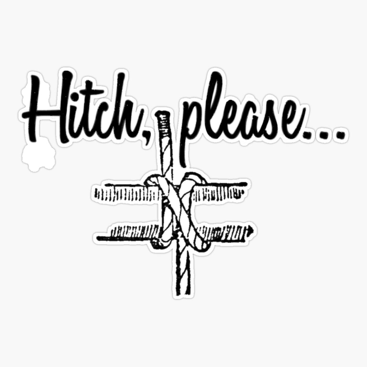 Maneki (Clove) Hitch, Please ... Er, Phone Decal Water Bottle Stickers ...