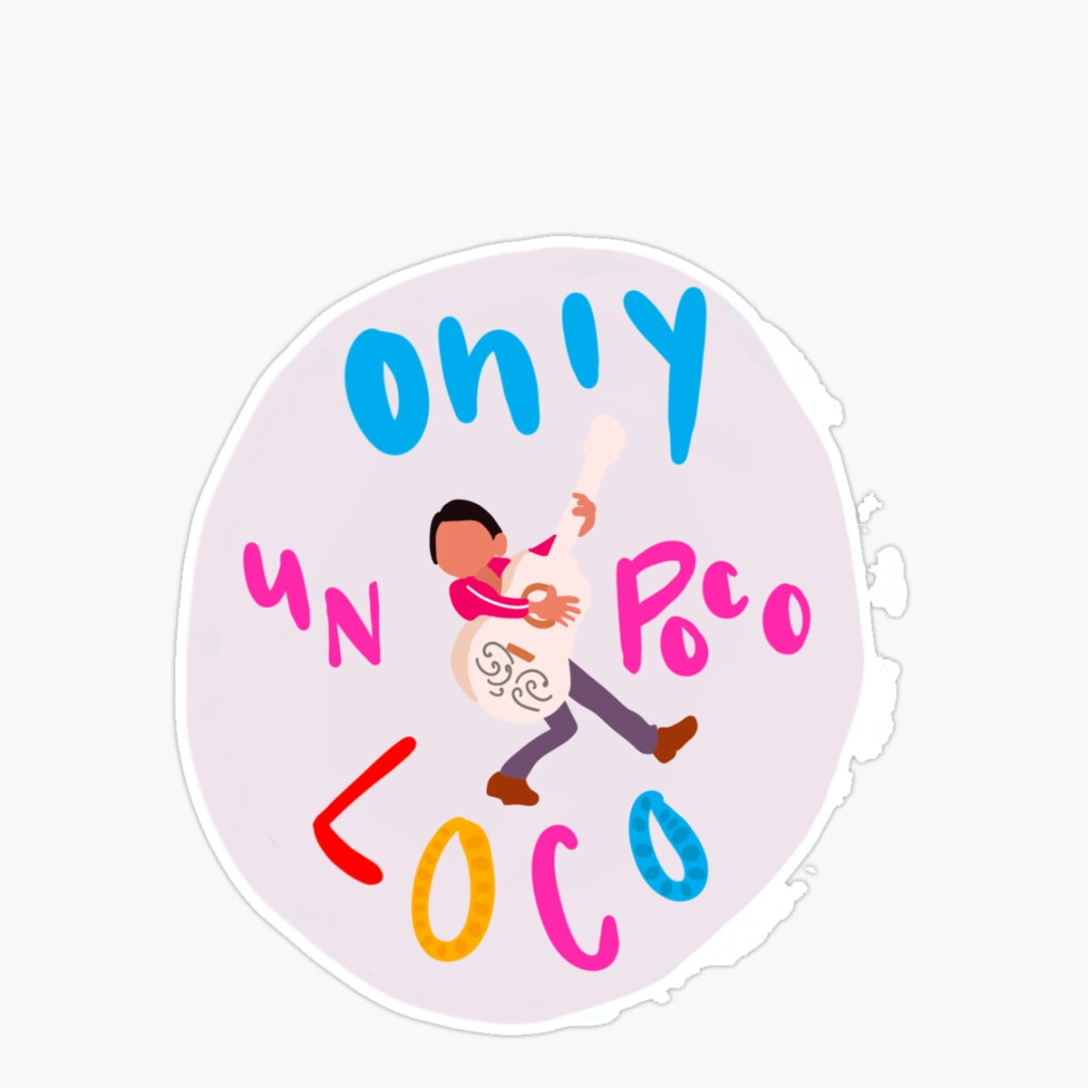 Maneki Coco - Un Poco Loco Sticker, Phone Decal Water Bottle Stickers ...
