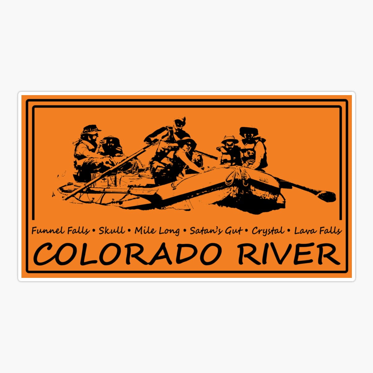 Maneki Colorado River Er, Phone Decal Water Bottle Stickers Car Decals ...