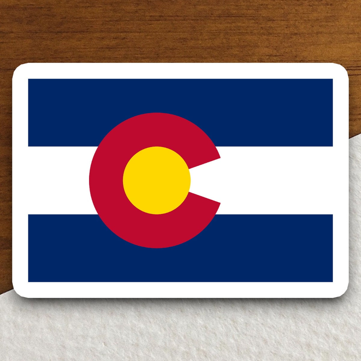 Maneki Colorado State Sticker, Colorado Flag Sticker, Pennant Sticker ...