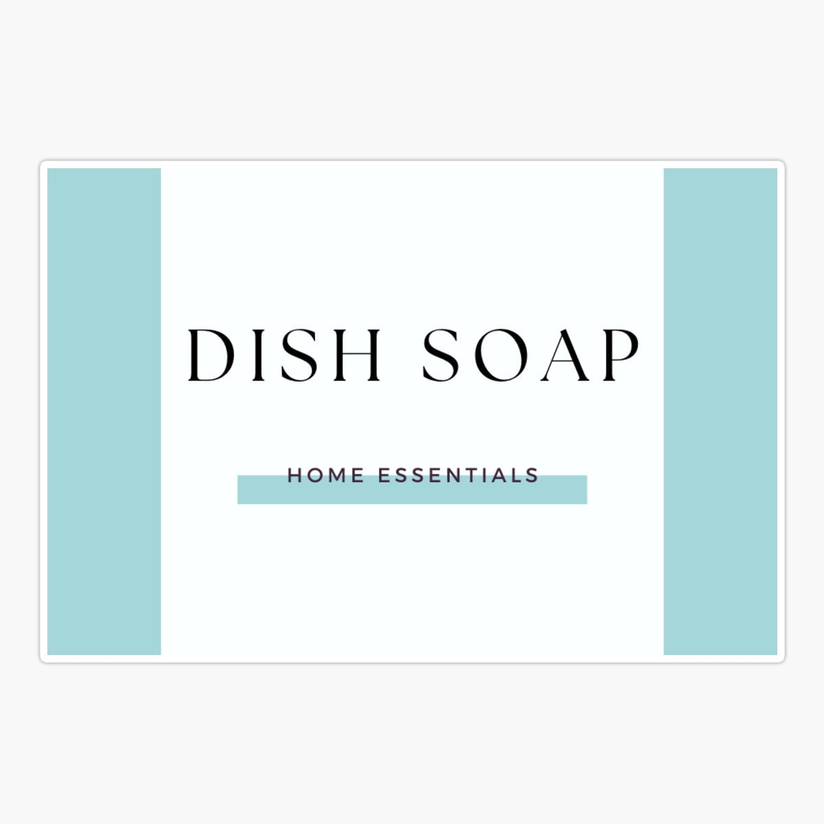 Maneki Colorul Dish Soap Label Sticker, Phone Decal Water Bottle ...