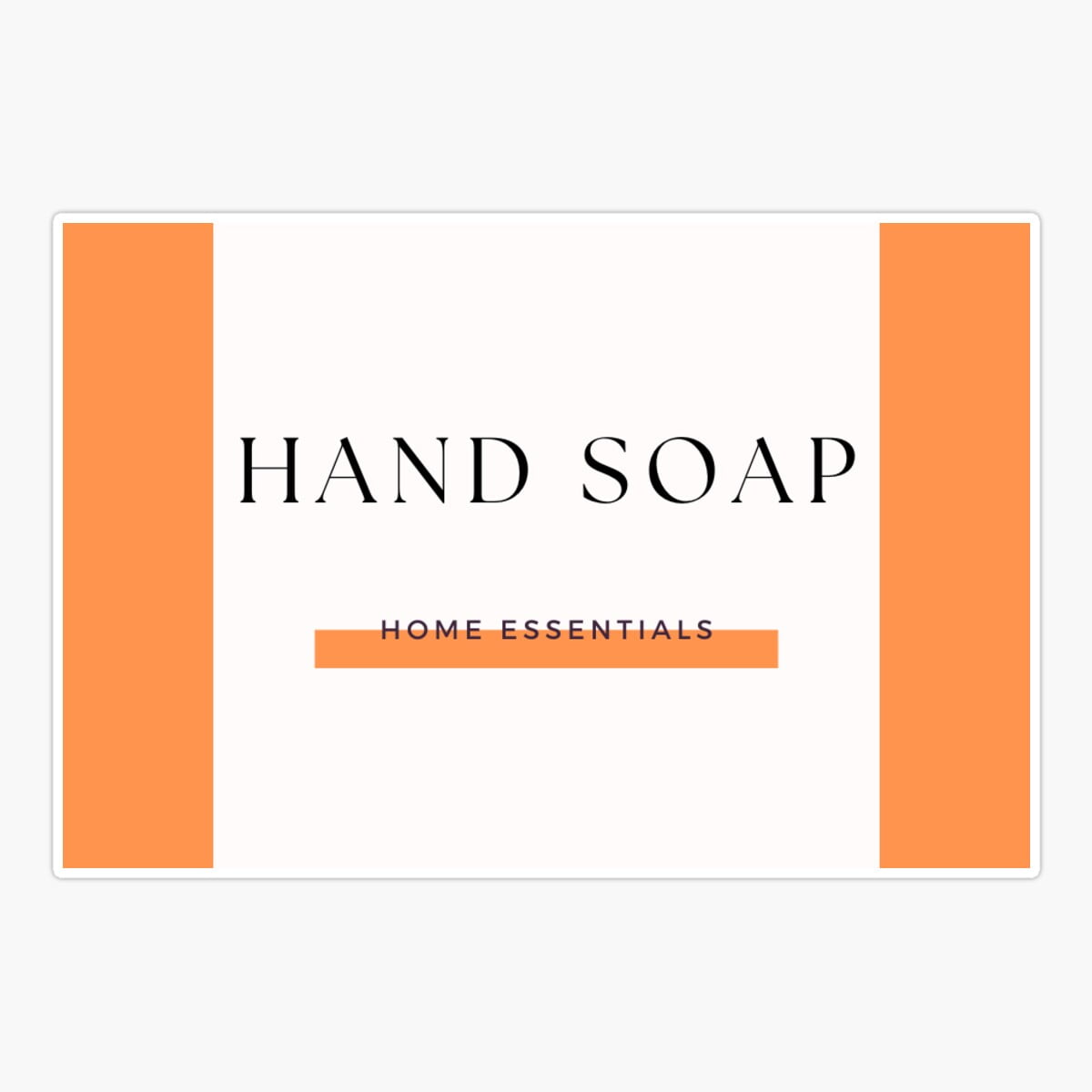 Maneki Colorul Hand Soap Label Sticker, Phone Decal Water Bottle ...