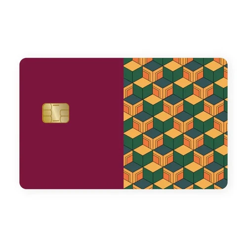 Maneki Combined Robes Card Skin - Waterproof Sticker For Atm And Access ...