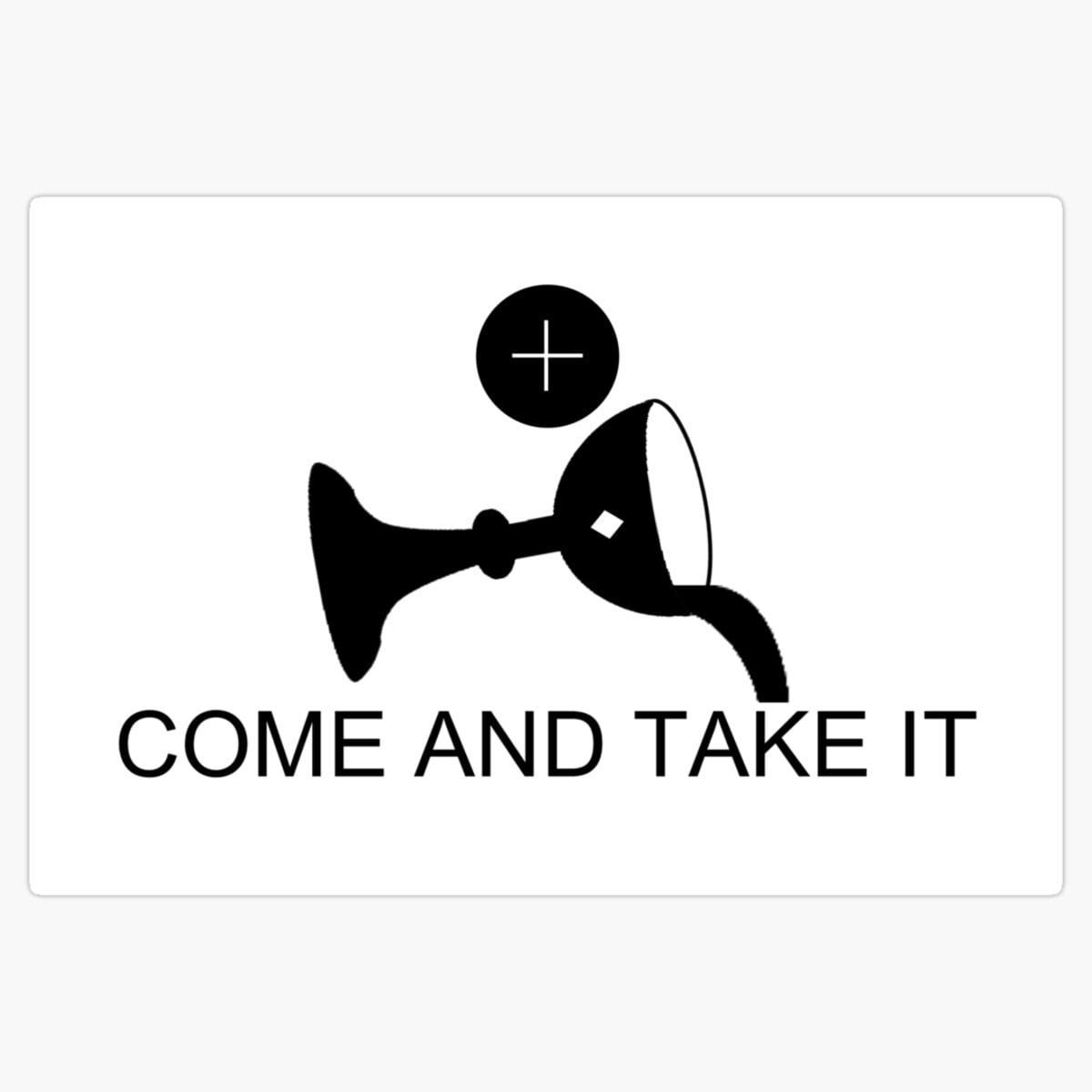 Maneki Come And Take It Eucharist Er, Phone Decal Water Bottle Stickers ...