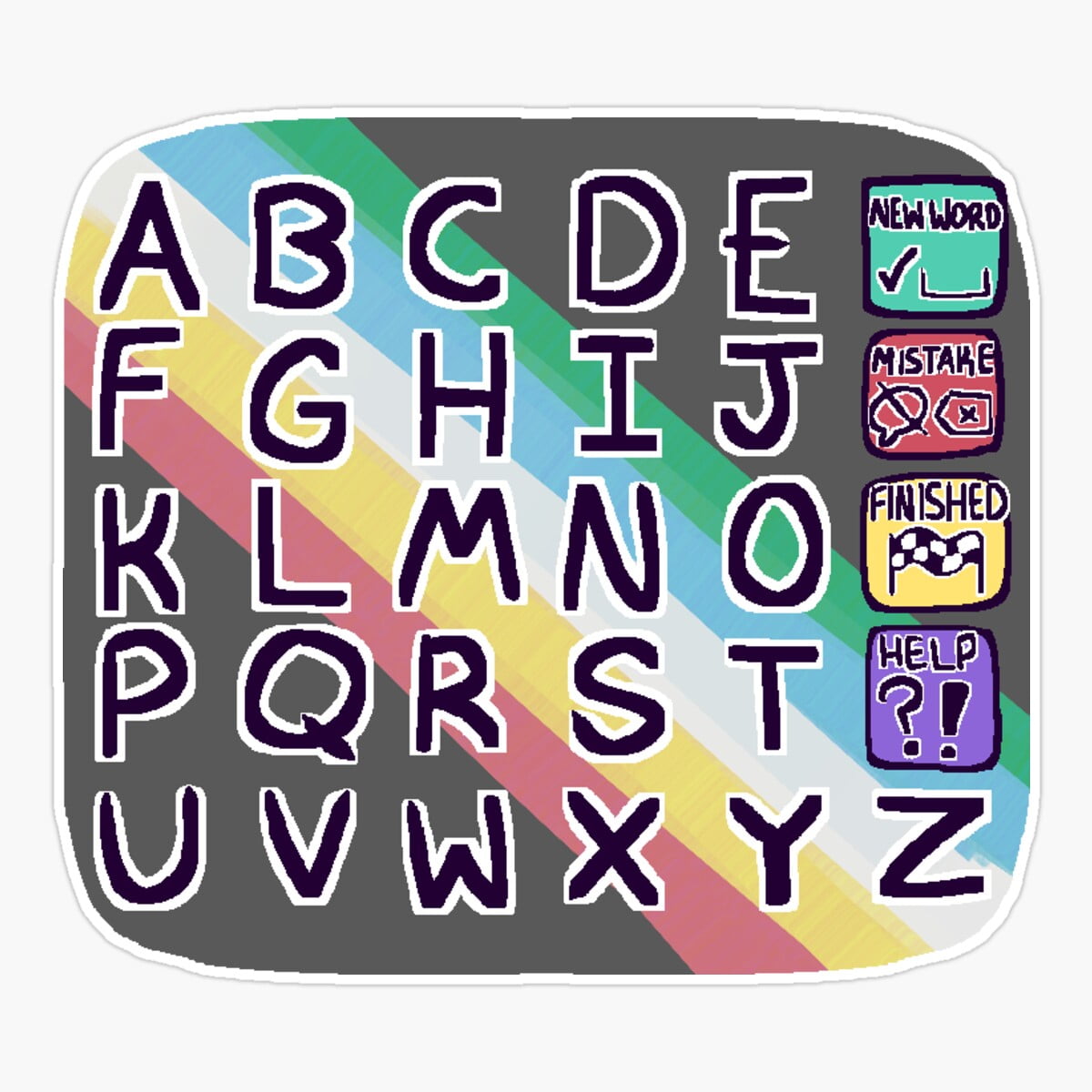 Maneki Communication Letterboard (Disabled Pride) Er, Phone Decal Water ...