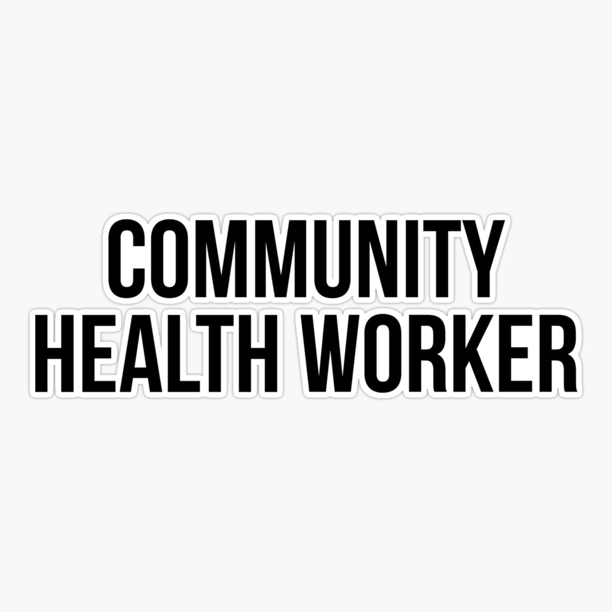 Maneki Community Health Worker Er, Phone Decal Water Bottle Stickers ...