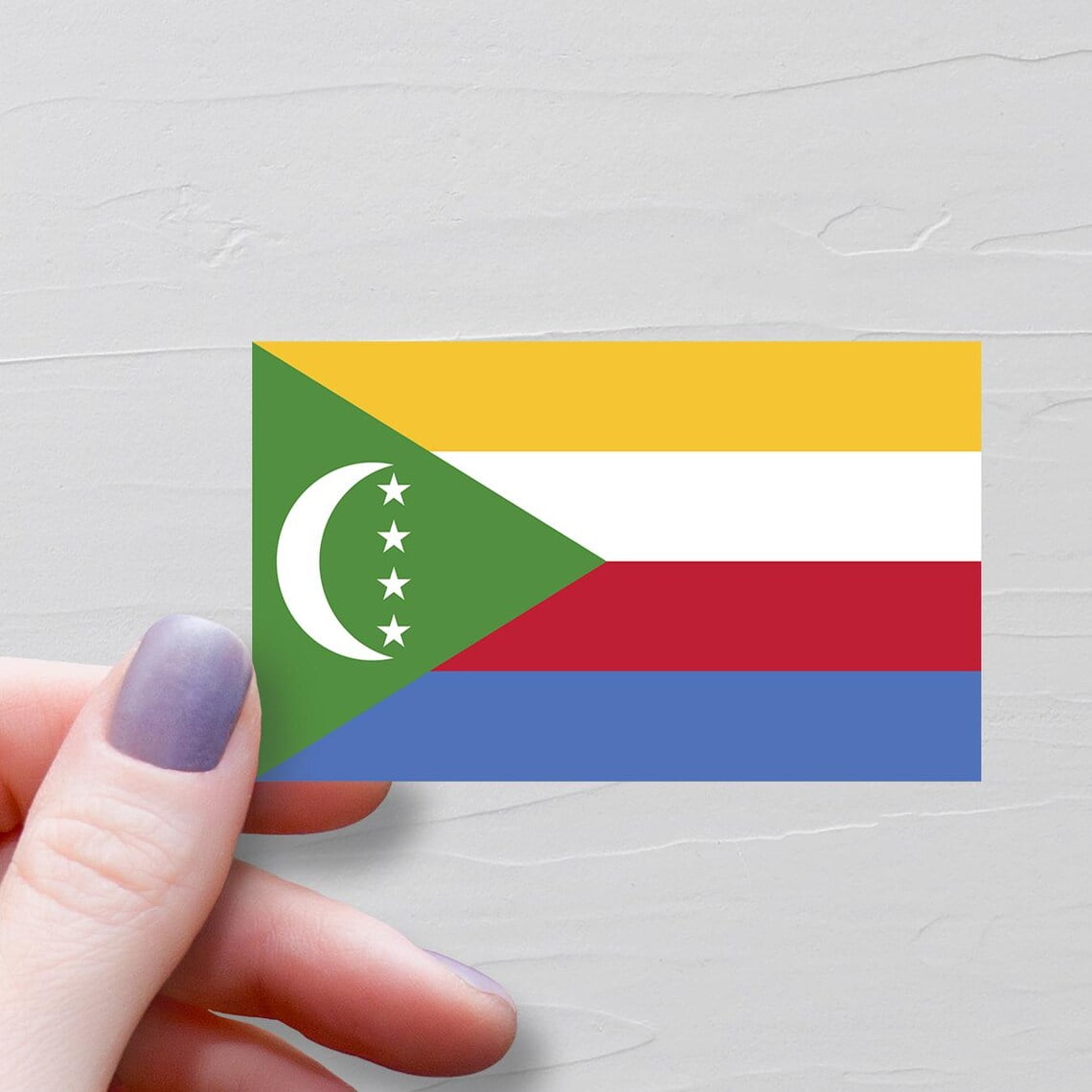 Maneki Comoros Flag Er, Vinyl Travel Ers, Comorian Er, Souvenir Water ...