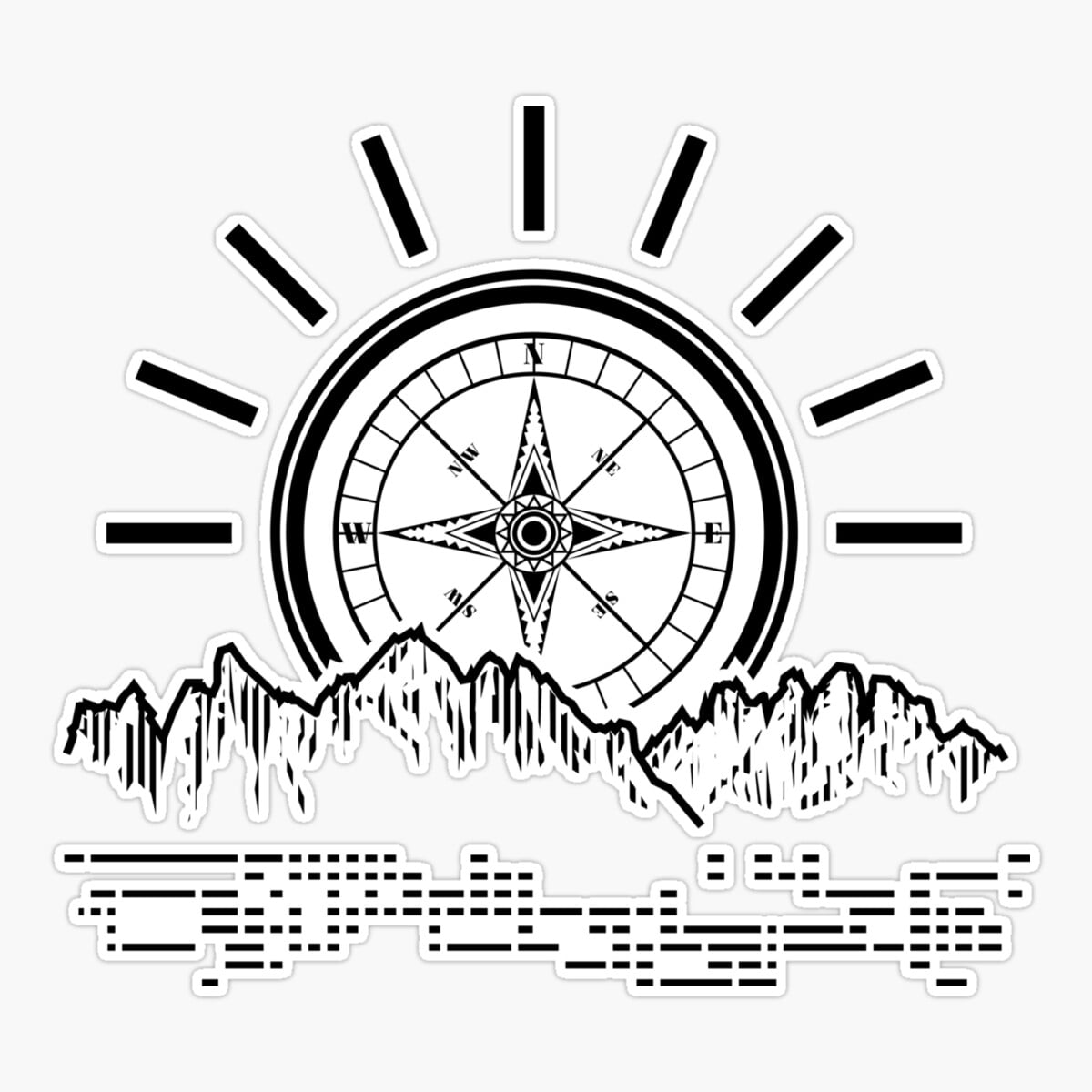 Maneki Comp Shining Over Mountain Look Like Sunrise That Leading The ...