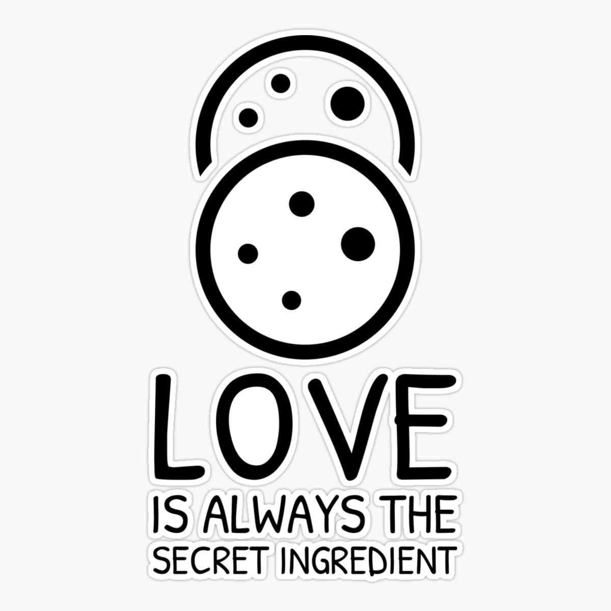 Maneki Cookie Recipe Or Baking Secret Ingredient Love Cute Pair Sticker ...