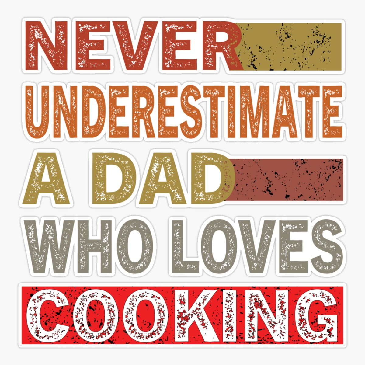 Maneki Cooking Ather Git , Athers Day Idea Git Rom Daughter Sticker ...