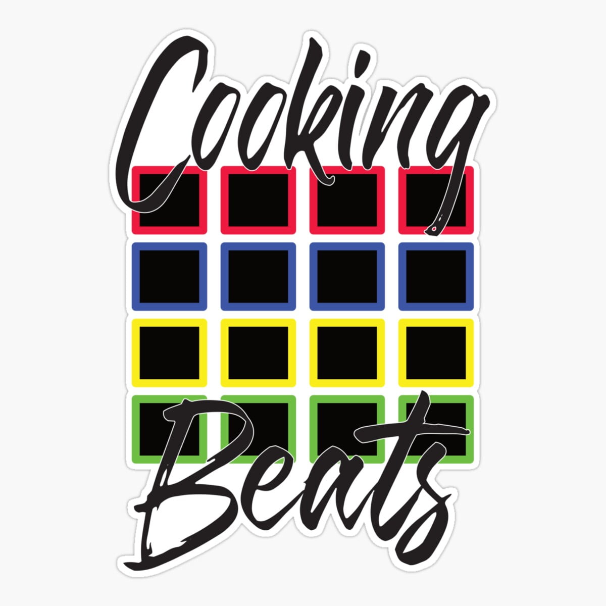 Maneki Cooking Beats Dj Producer Design Sticker, Phone Decal Water ...