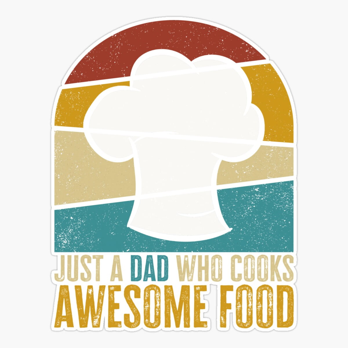 Maneki Cooking Dad Quote Retro. Just A Dad Who Cooks Awesome Ood, Git ...