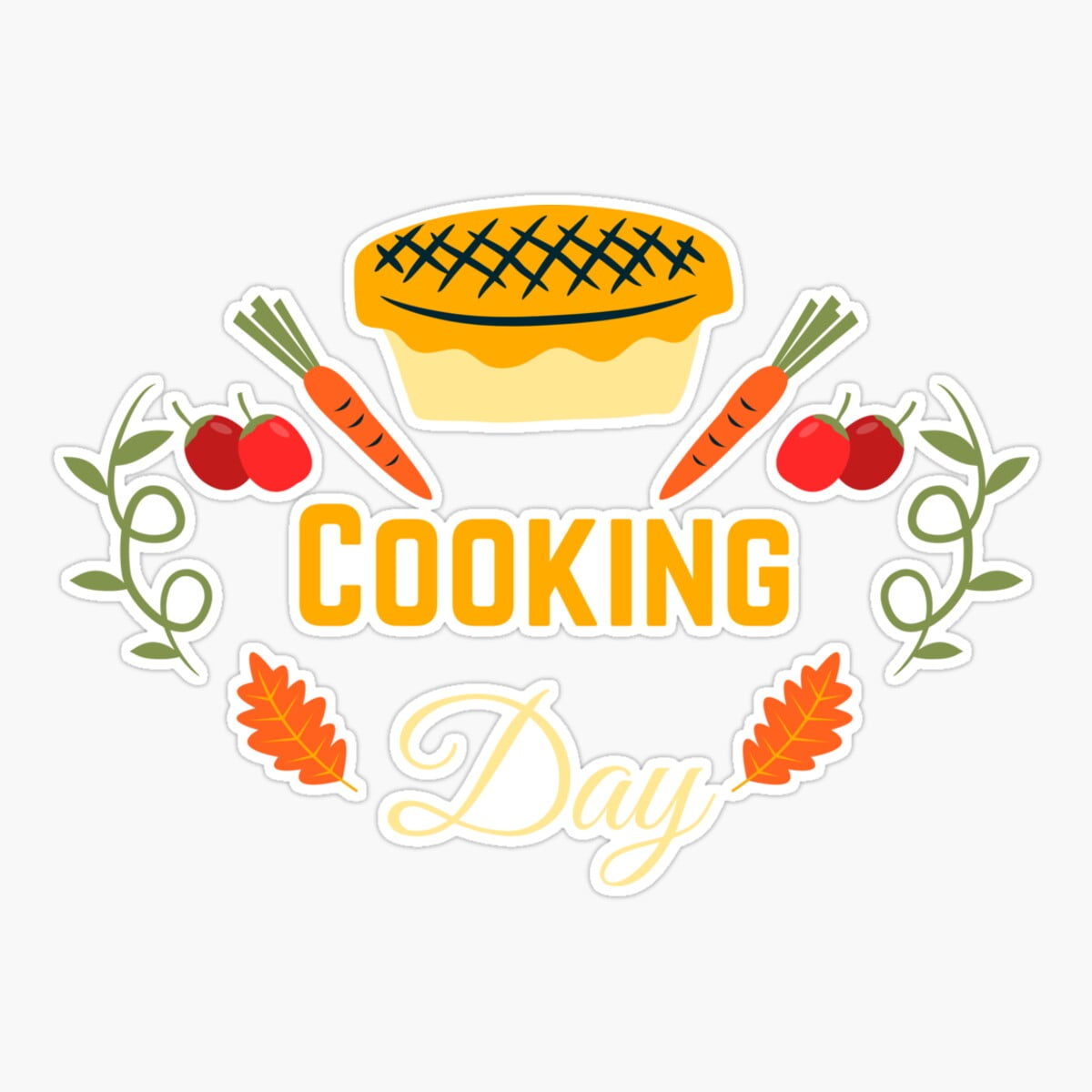 Maneki Cooking Day Sticker, Phone Decal Water Bottle Stickers Car ...