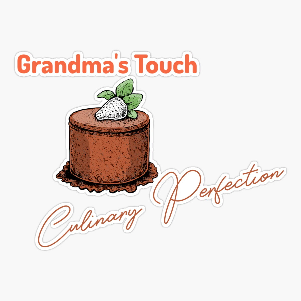 Maneki Cooking Grandma Sticker, Phone Decal Water Bottle Stickers Car ...