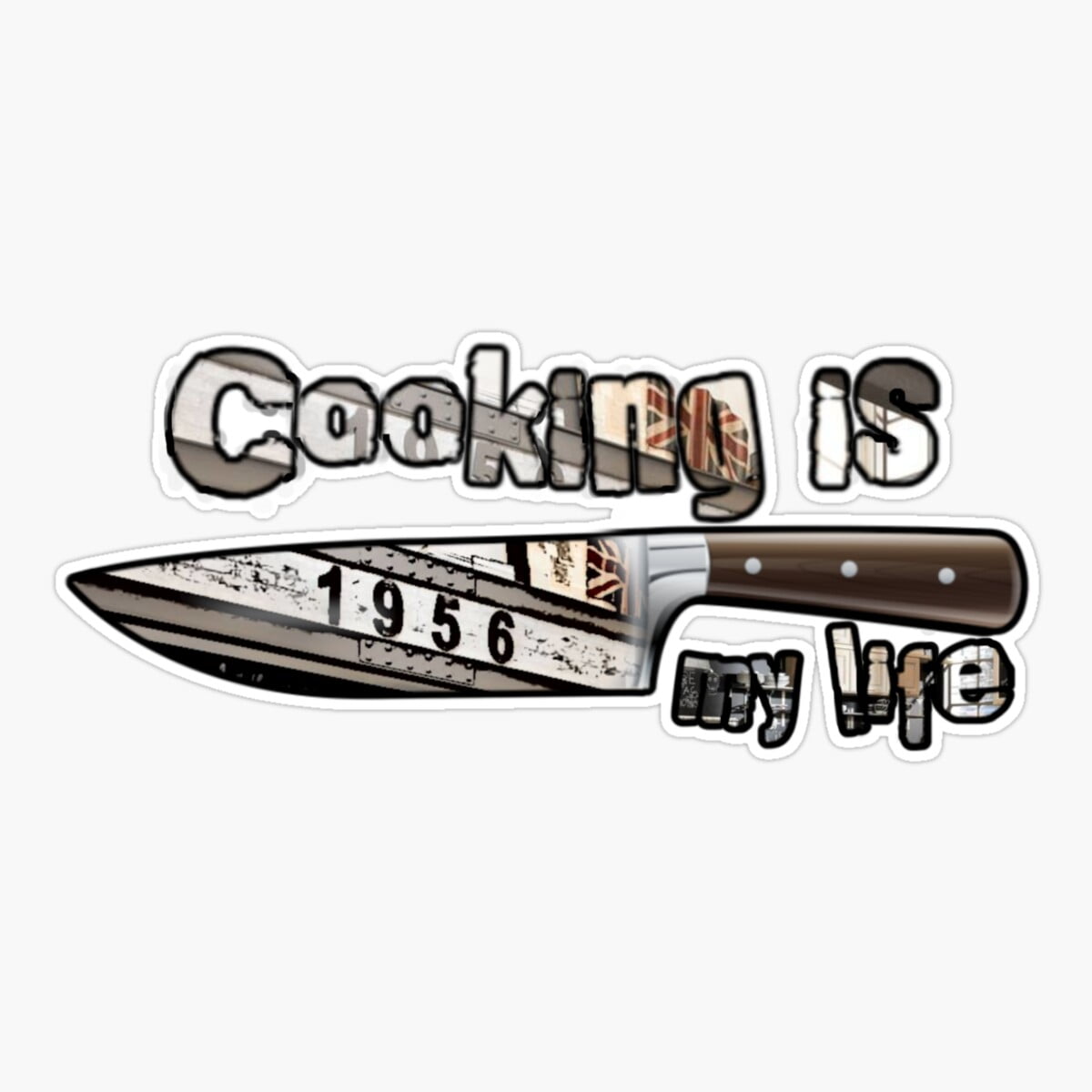 Maneki Cooking Is My Lie Sticker, Phone Decal Water Bottle Stickers Car ...