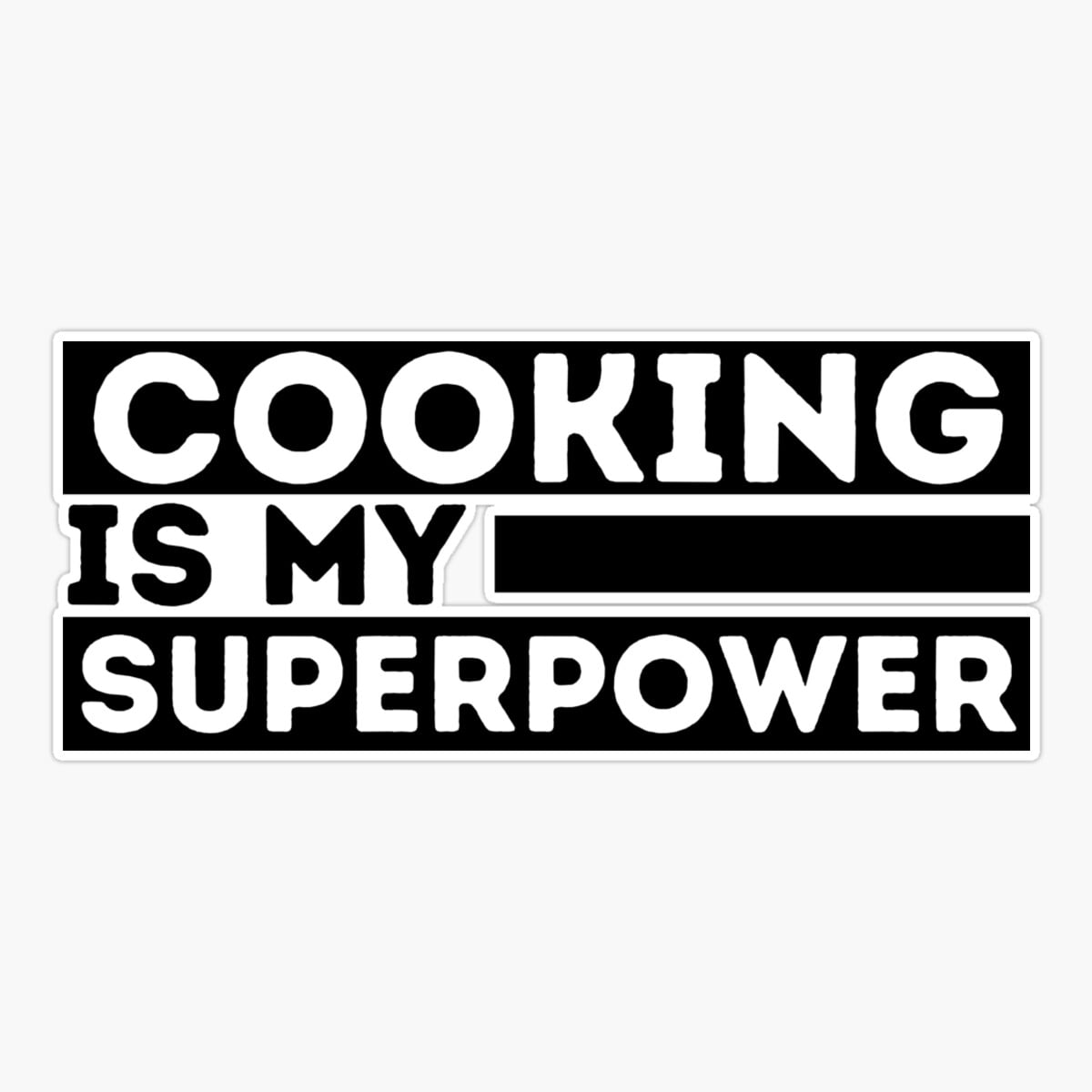Maneki Cooking Is My Superpower , Unny Cooking Sticker, Phone Decal ...