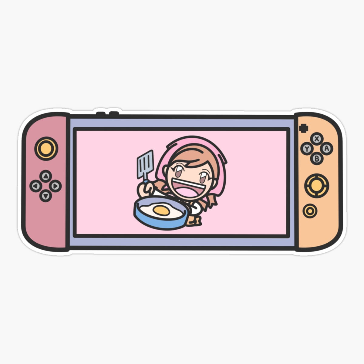Maneki Cooking Mama Switch Sticker, Phone Decal Water Bottle Stickers ...