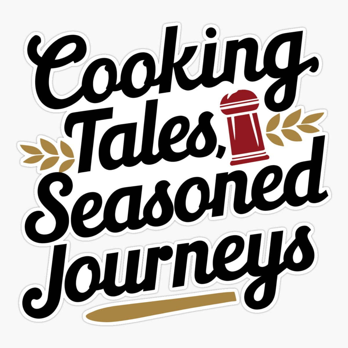 Maneki Cooking Tales, Seasoned Journeys Sticker, Phone Decal Water ...