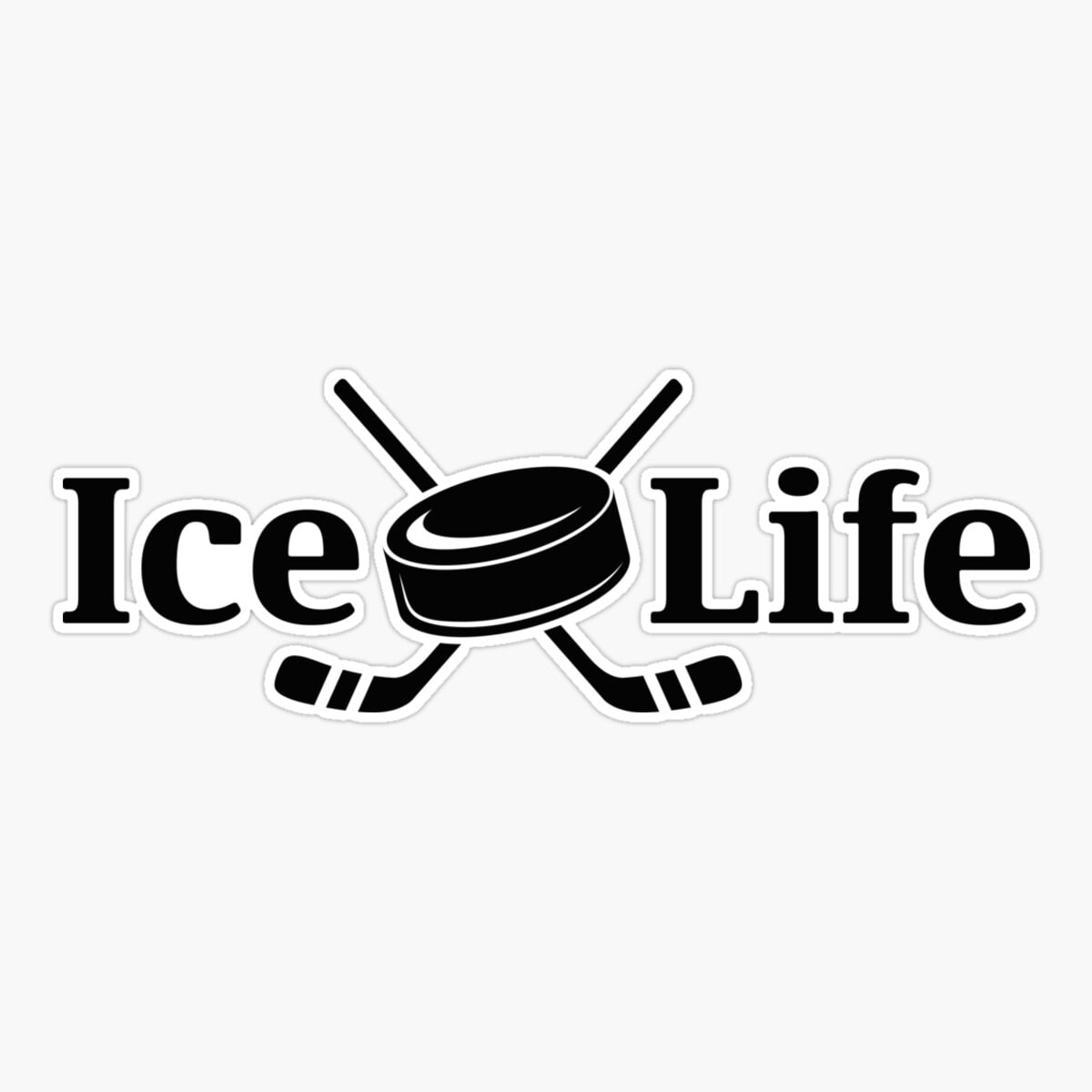 Maneki Cool Ice Life Hockey Logo Items For Ice Hockey Fans! Er, Phone ...