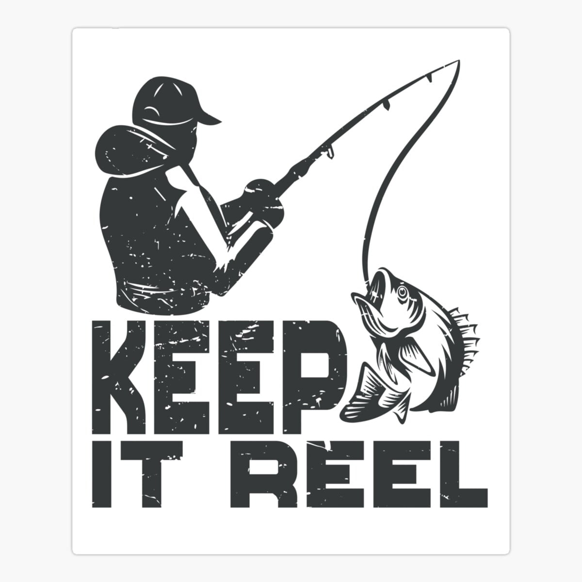 Maneki Cool Keep It Reel Retirement Plan Fishing B Fish Retired Er ...