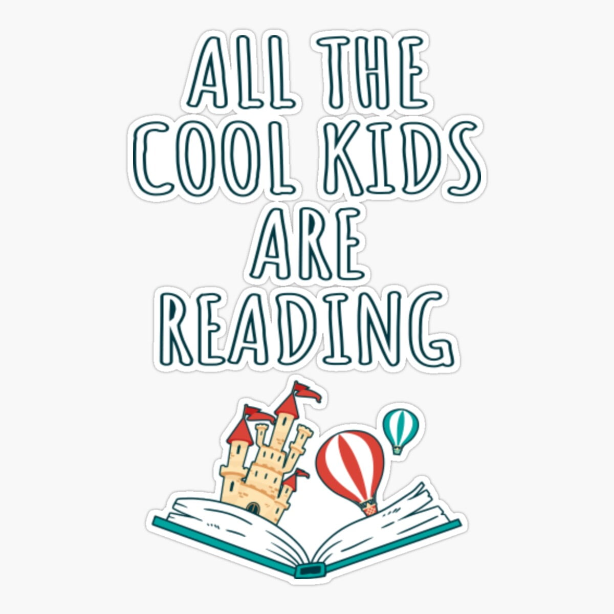 Maneki All The Cool Kids Are Reading T-Shirtall The Cool Kids Are ...