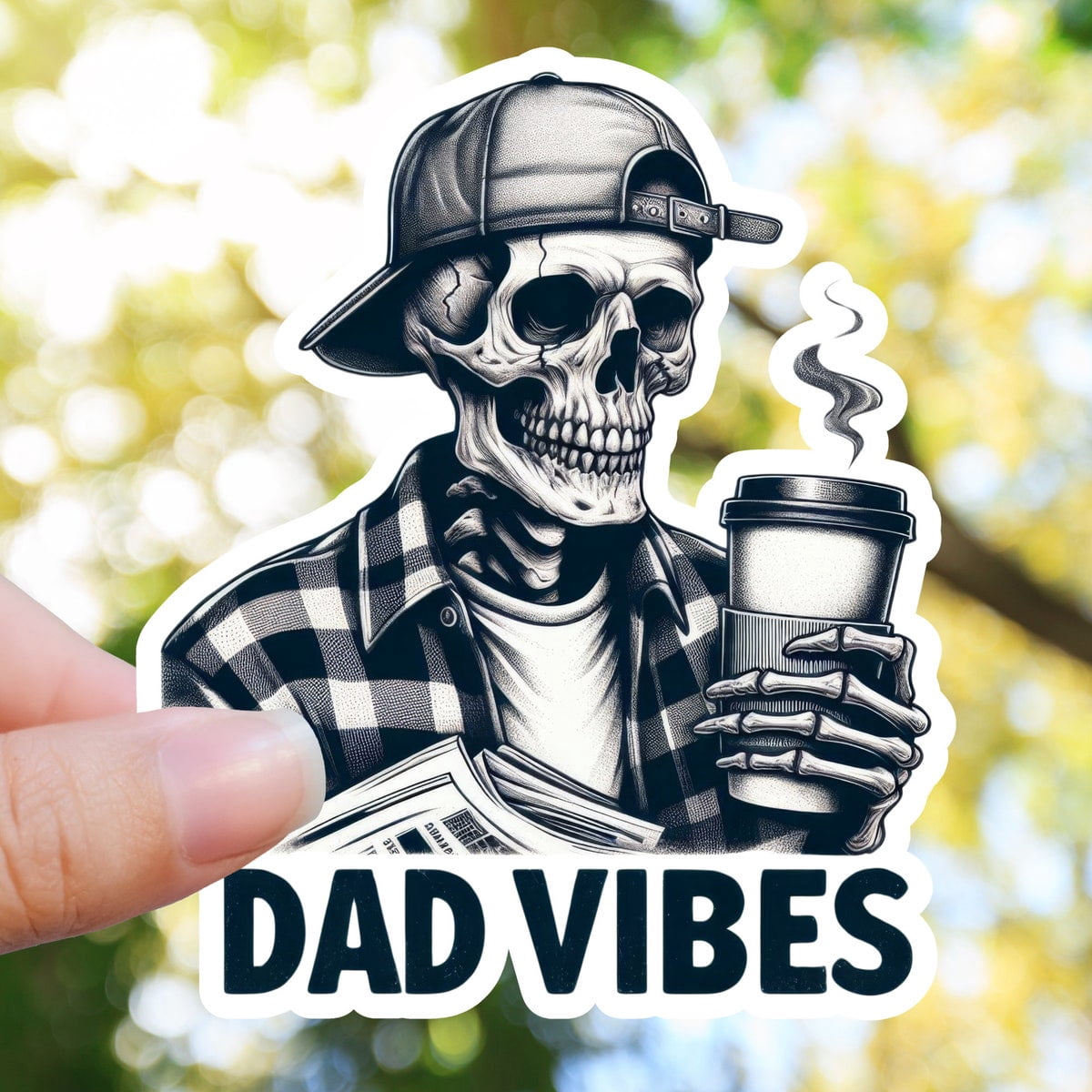 Maneki Cool Stickers For Men, Best Dad Gift, Dad Vibes Sticker, Unique ...