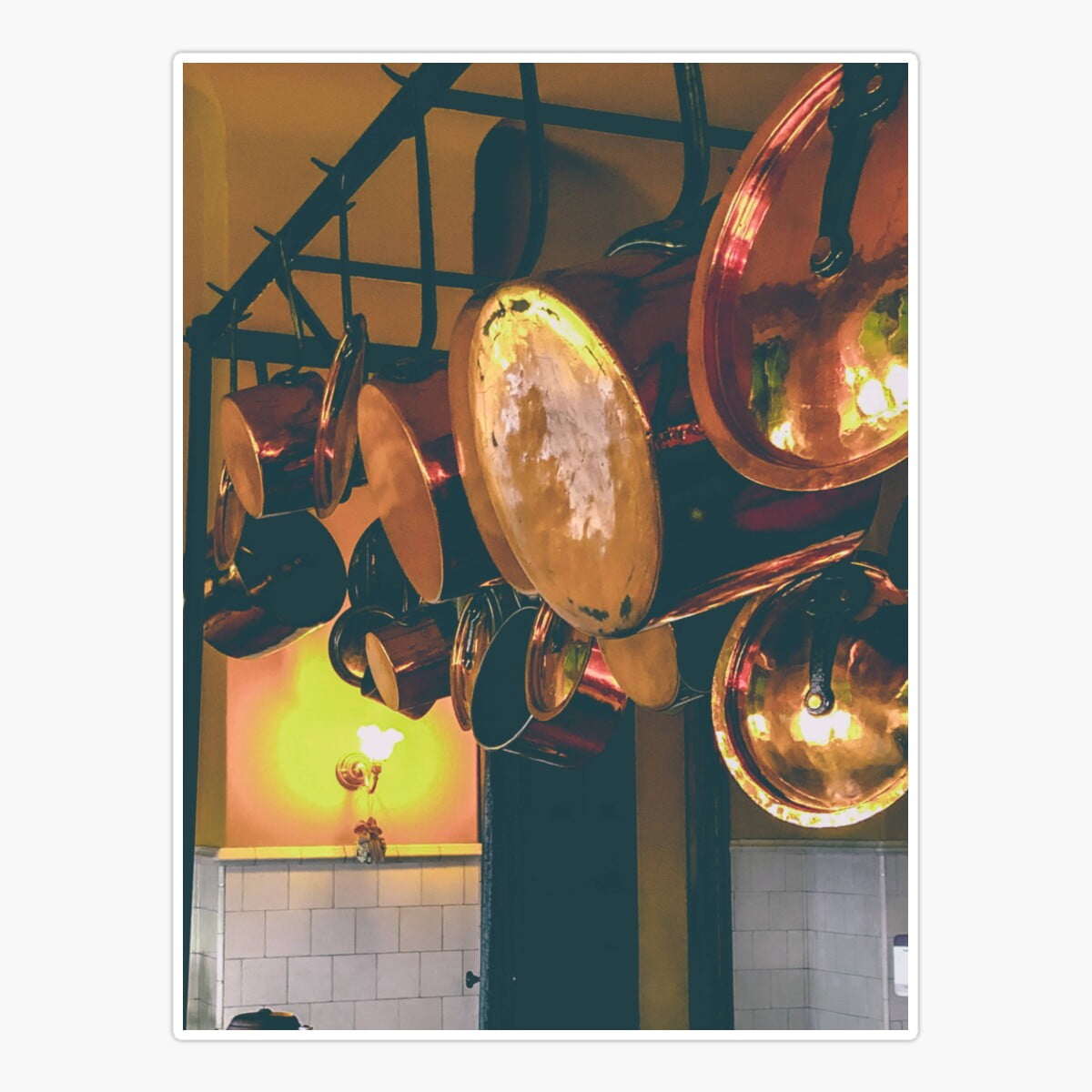 Maneki Copper Pots Sticker, Phone Decal Water Bottle Stickers Car ...