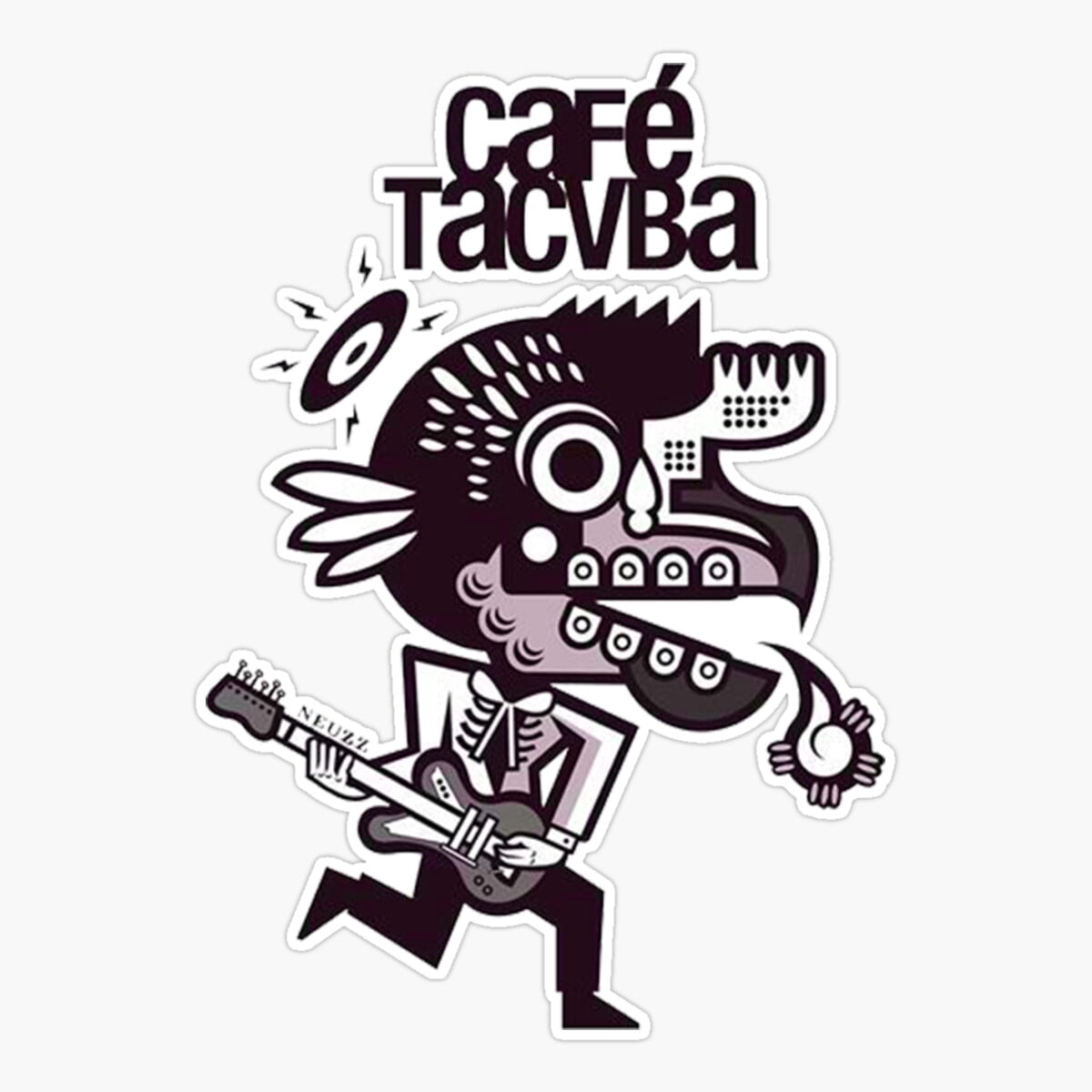 Maneki Copy O Cae Tavuba Sticker, Phone Decal Water Bottle Stickers Car ...