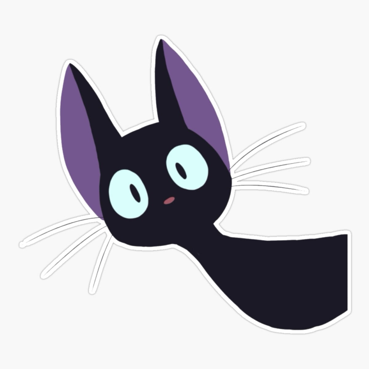 Maneki Copy O Emo Kitty Sticker, Phone Decal Water Bottle Stickers Car ...