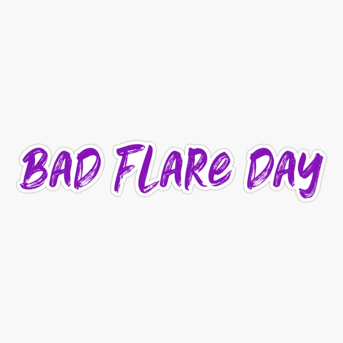 Maneki Copy Of Bad Flare Day (Purple) Er, Phone Decal Water Bottle ...