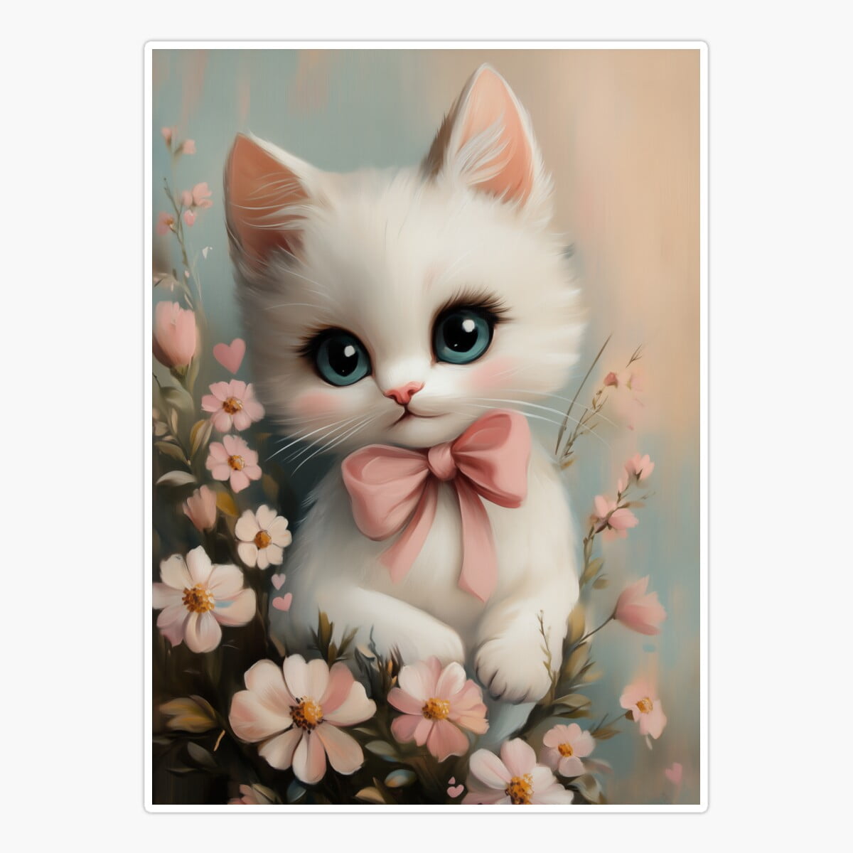 Maneki Coquette Cat Er, Phone Decal Water Bottle Stickers Car Decals ...