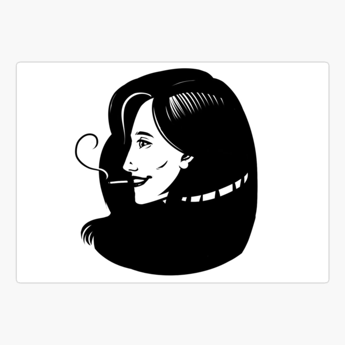 Maneki Coquette Cigarette Er, Phone Decal Water Bottle Stickers Car ...