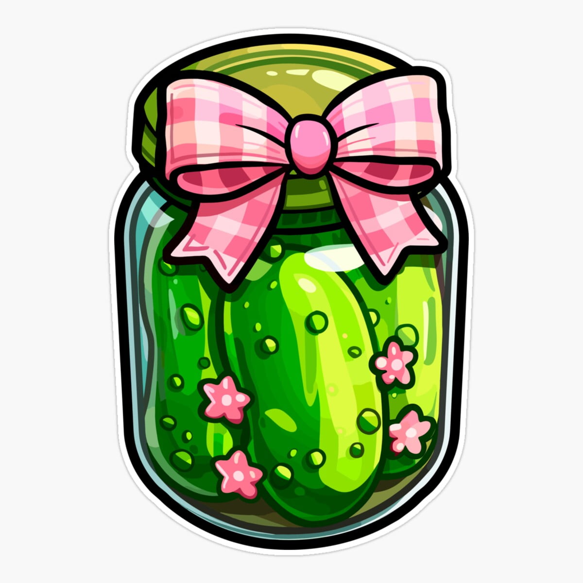 Maneki Coquette Pickles Er, Phone Decal Water Bottle Stickers Car ...