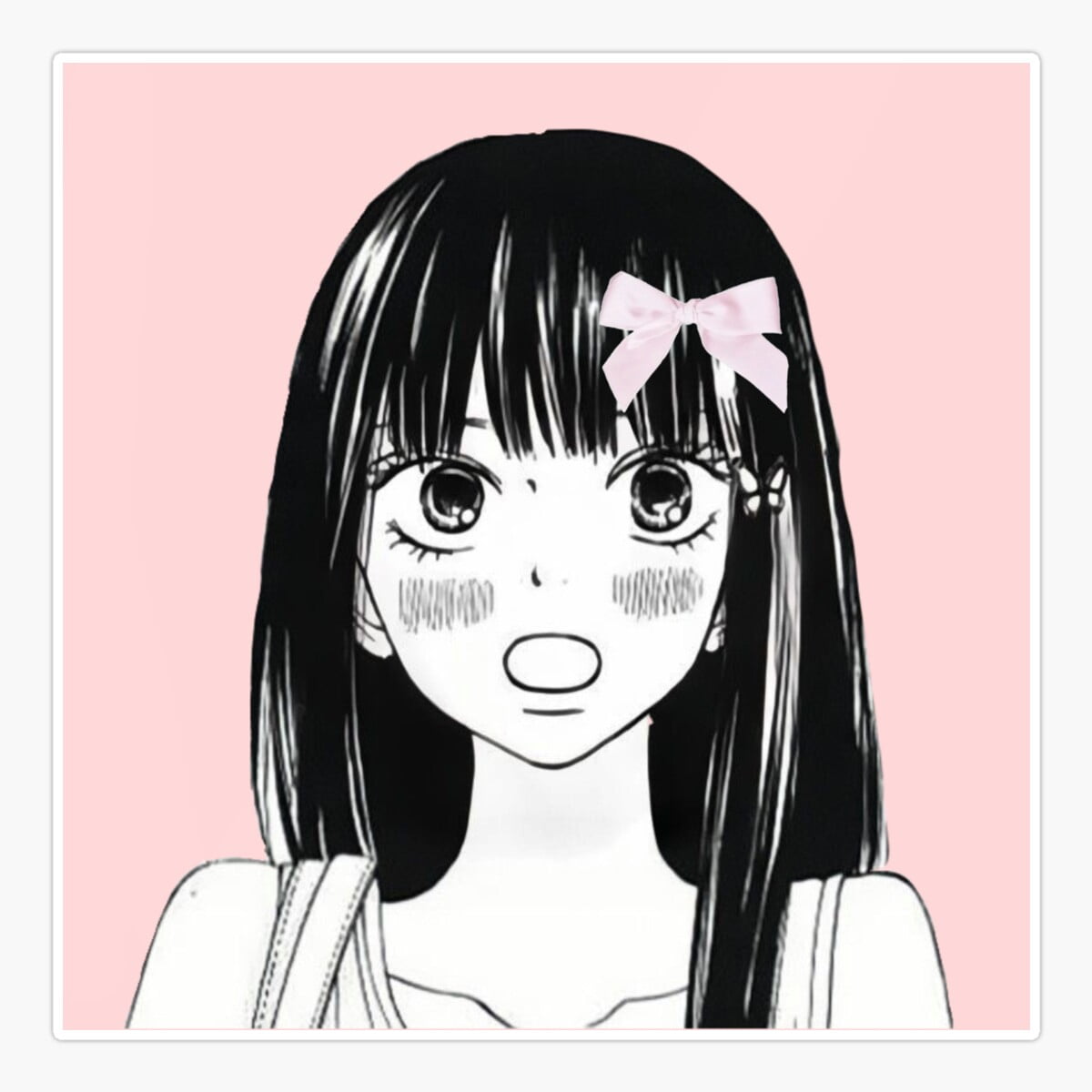 Maneki Coquette Sawako Rom Kimi Ni Todoke Er, Phone Decal Water Bottle ...