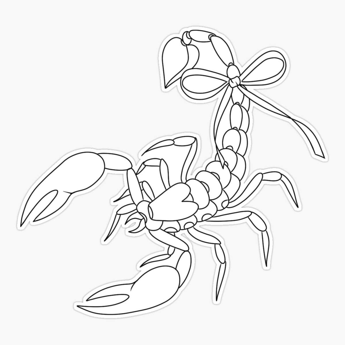 Maneki Coquette Scorpio Er, Phone Decal Water Bottle Stickers Car ...