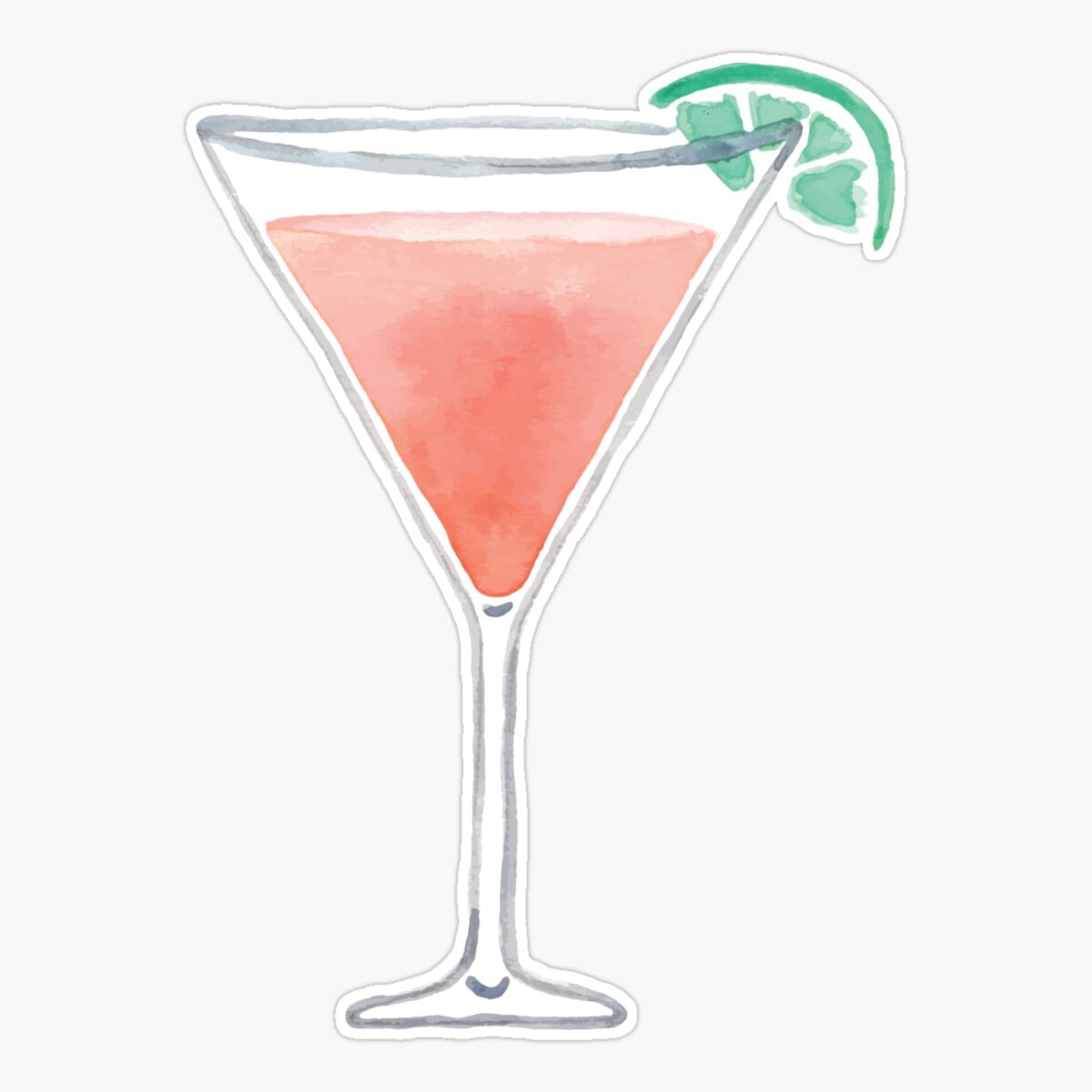 Maneki Cosmo Cosmopolitan Drink Er, Phone Decal Water Bottle Stickers ...