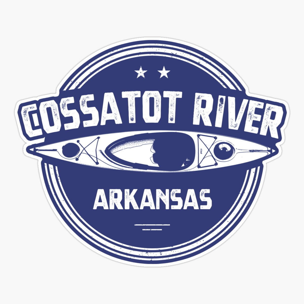 Maneki Cossatot River Arkansas Kayaking Er, Phone Decal Water Bottle ...