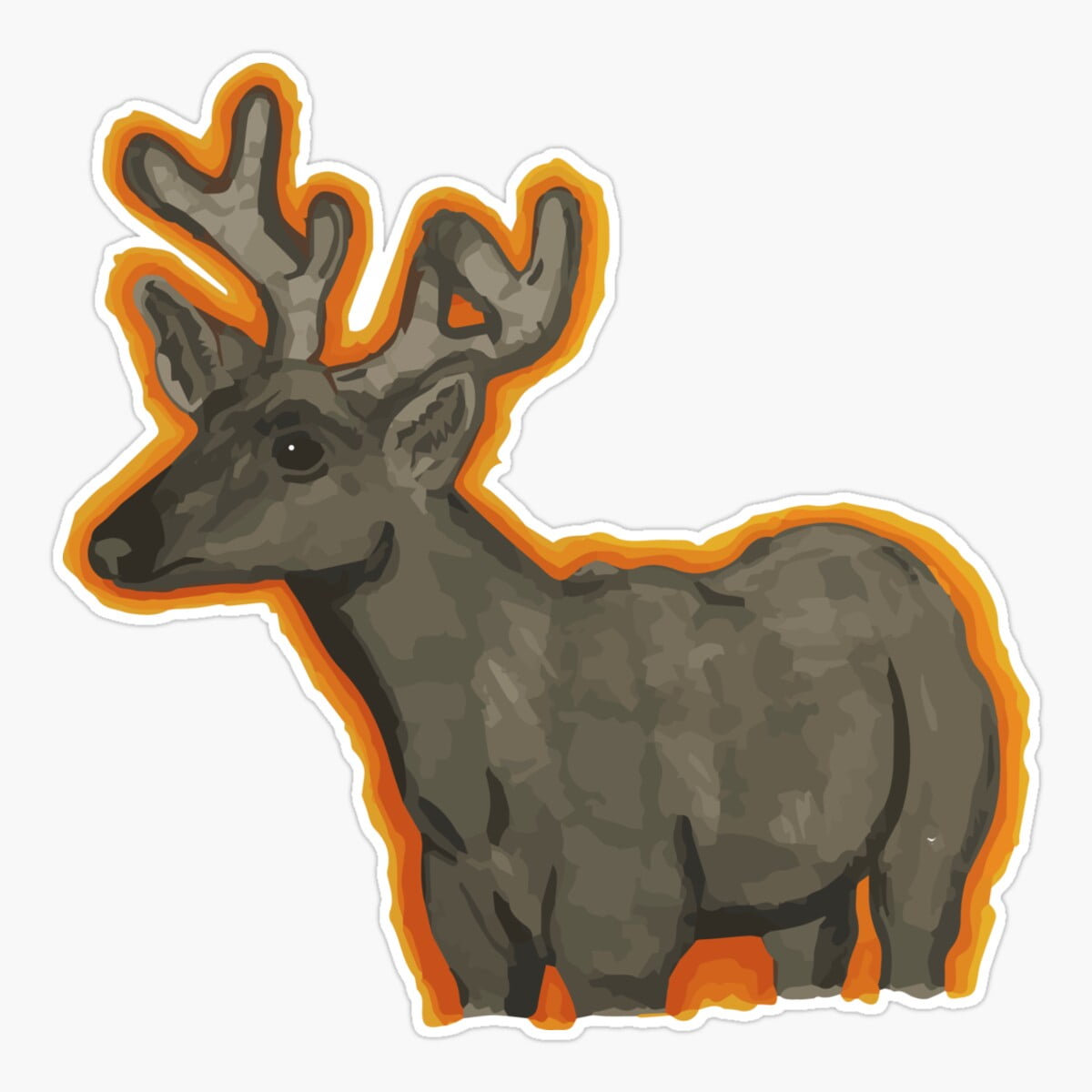 Maneki Coues Whitetail // Deer Hunting // Sticker Design // Arizona ...