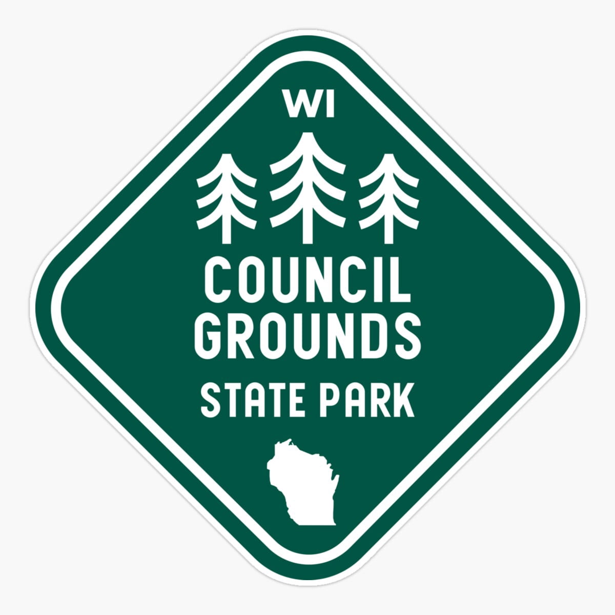 Maneki Council Grounds State Park Wisconsin Er, Phone Decal Water ...