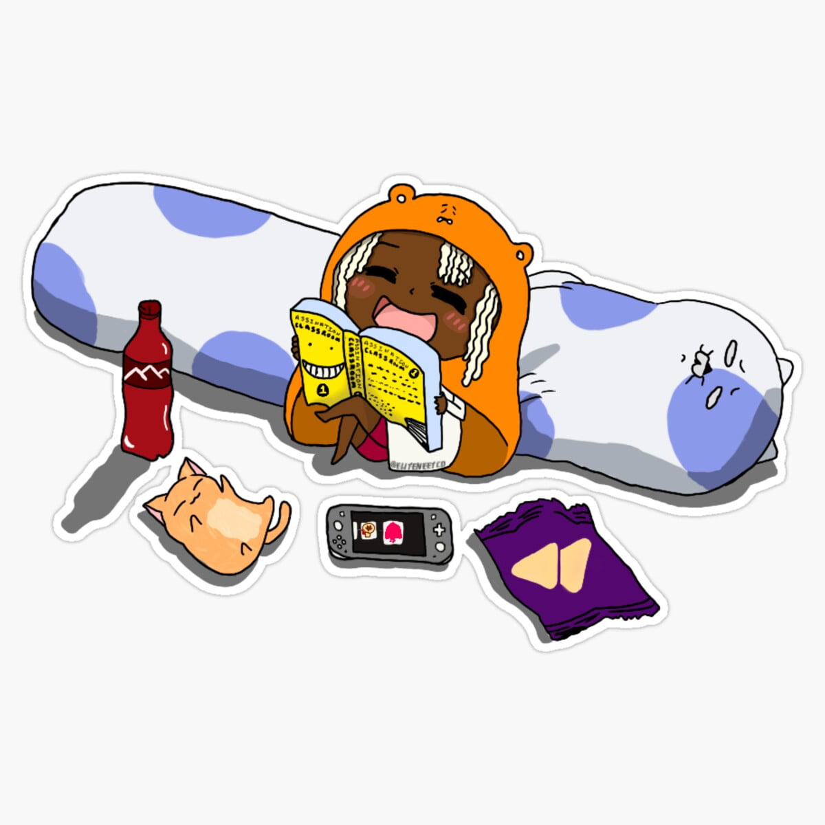 Maneki Cozy Gremlin — Mocha Er, Phone Decal Water Bottle Stickers Car Decals, Funny Birthday ...