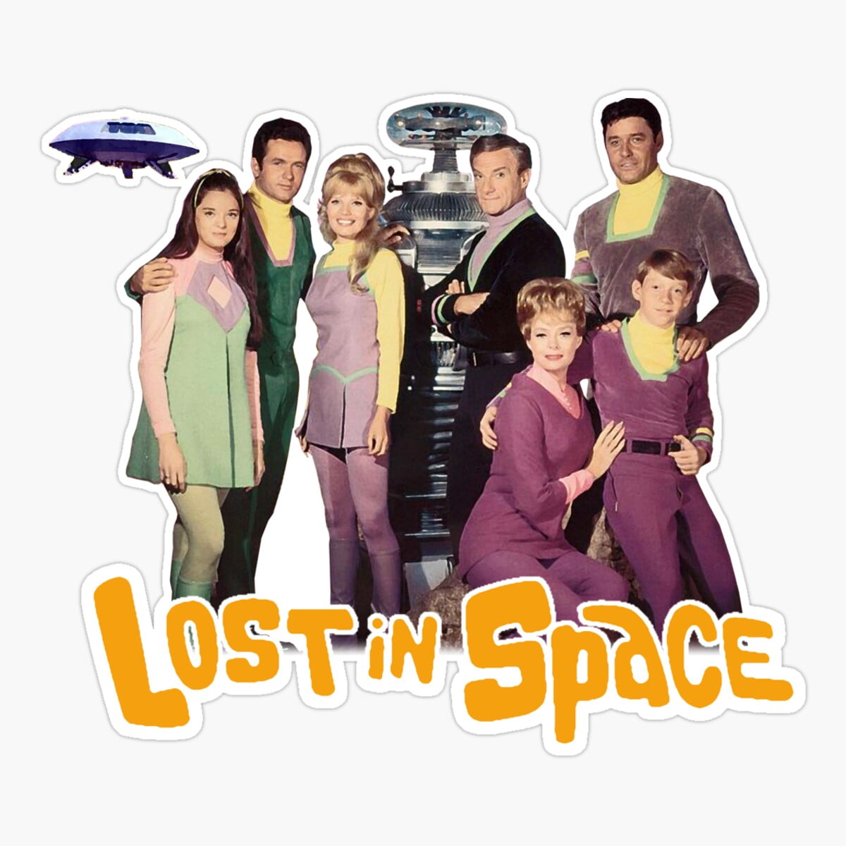 Maneki Crew Of The Jupiter 2 Lost In Space Tribute Er, Phone Decal ...