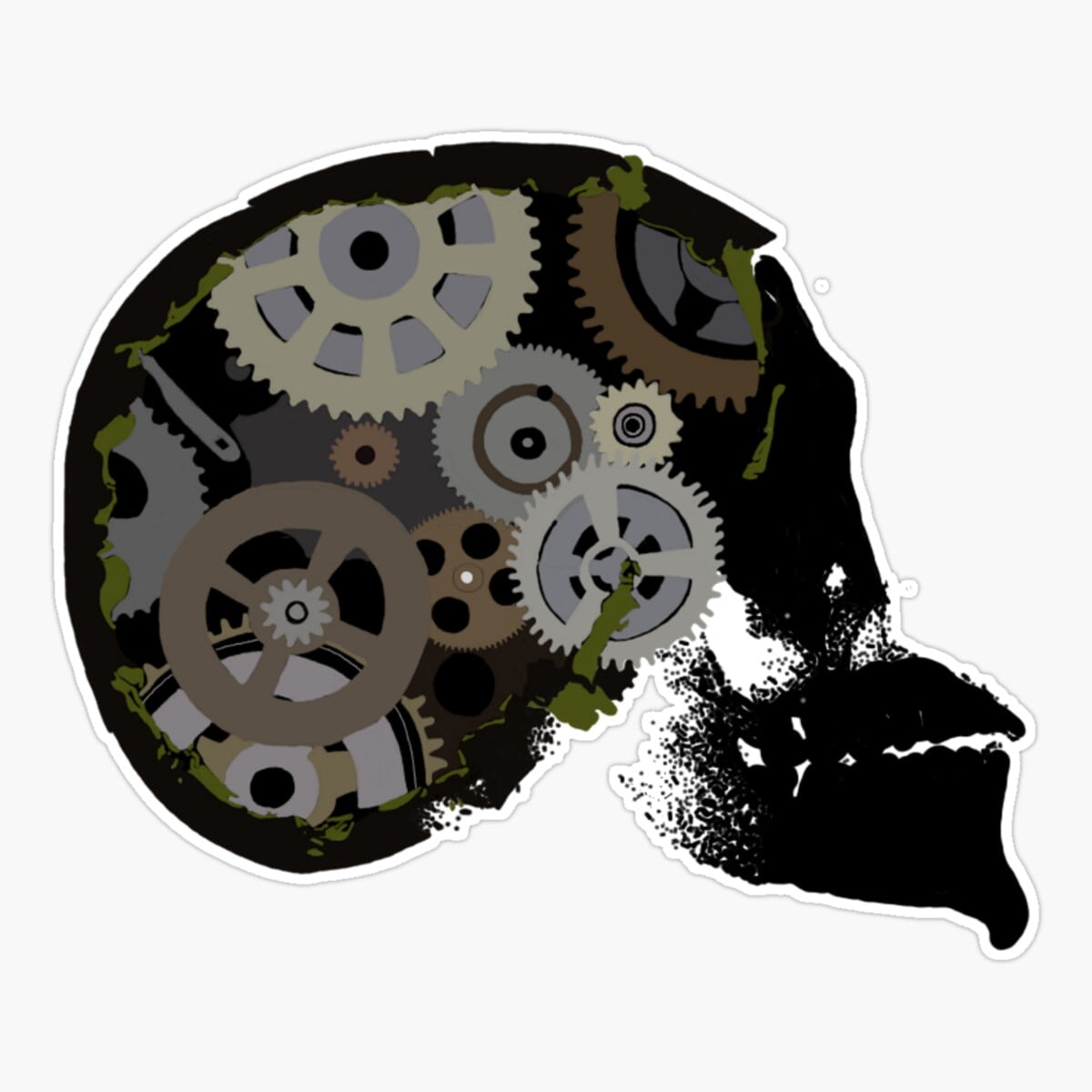 Maneki Criminal Minds: Skull Er, Phone Decal Water Bottle Stickers Car ...