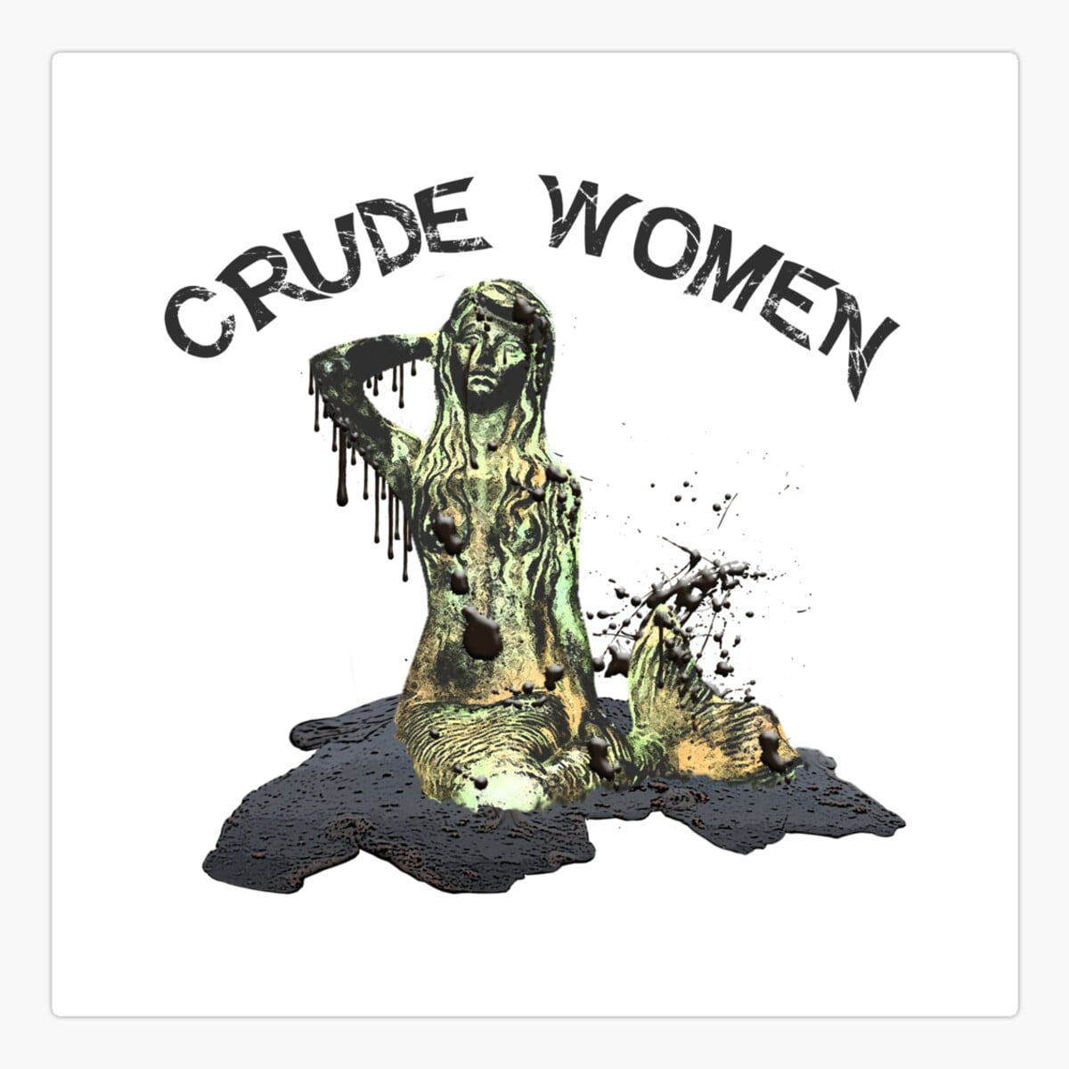 Maneki Crude Women Sticker, Phone Decal Water Bottle Stickers Car ...