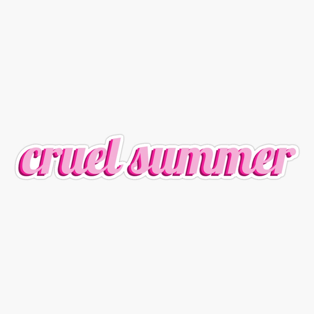 Maneki Cruel Summer Sticker || || Design Shirt Case Sticker, Phone ...