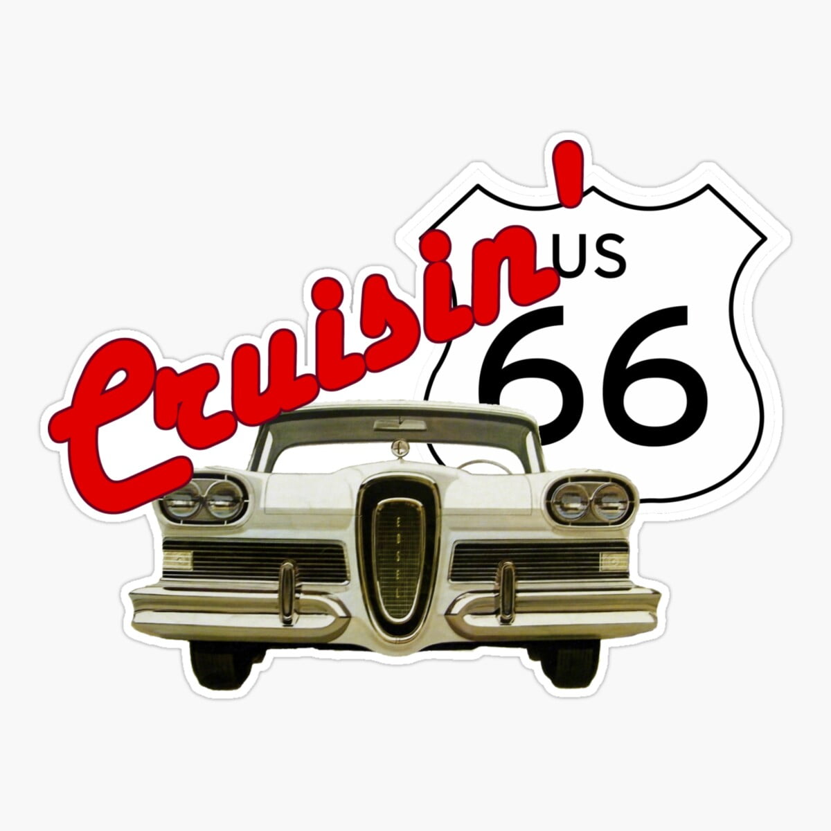 Maneki Cruisin' The Mother Road - Us Route 66 Er, Phone Decal Water ...