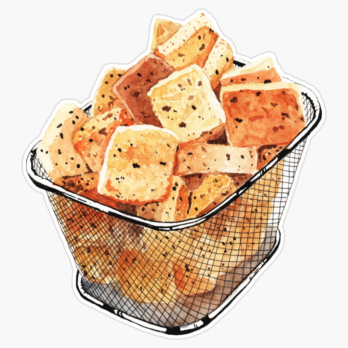 Maneki Crunchy Garlic Croutons Er, Phone Decal Water Bottle Stickers ...