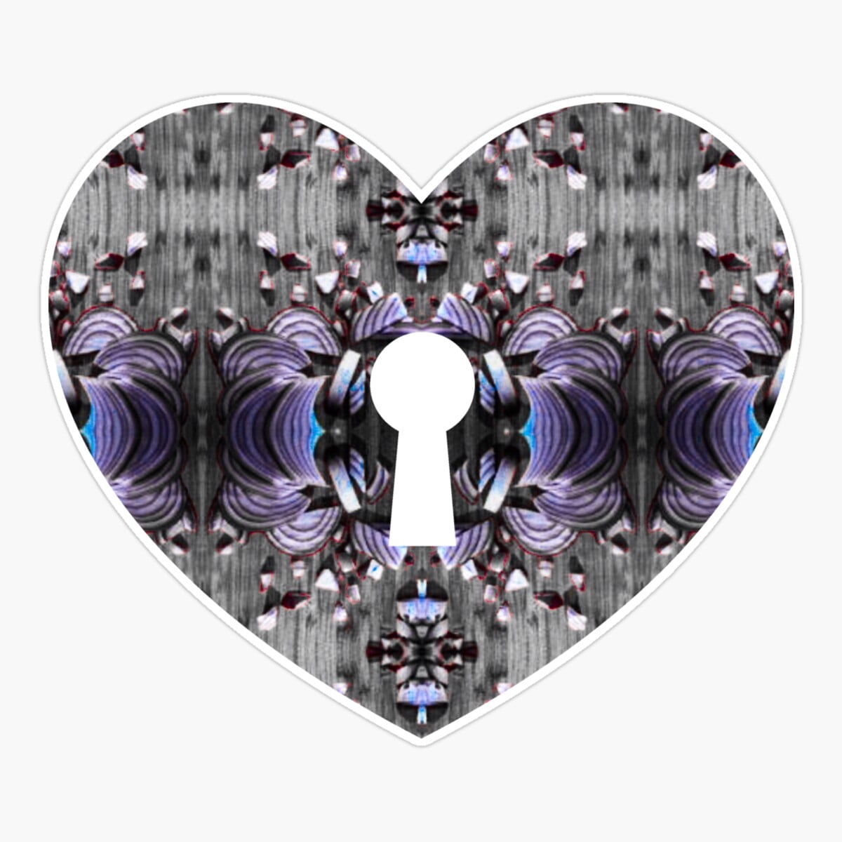 Maneki Crying Purple Tears Sticker, Phone Decal Water Bottle Stickers ...