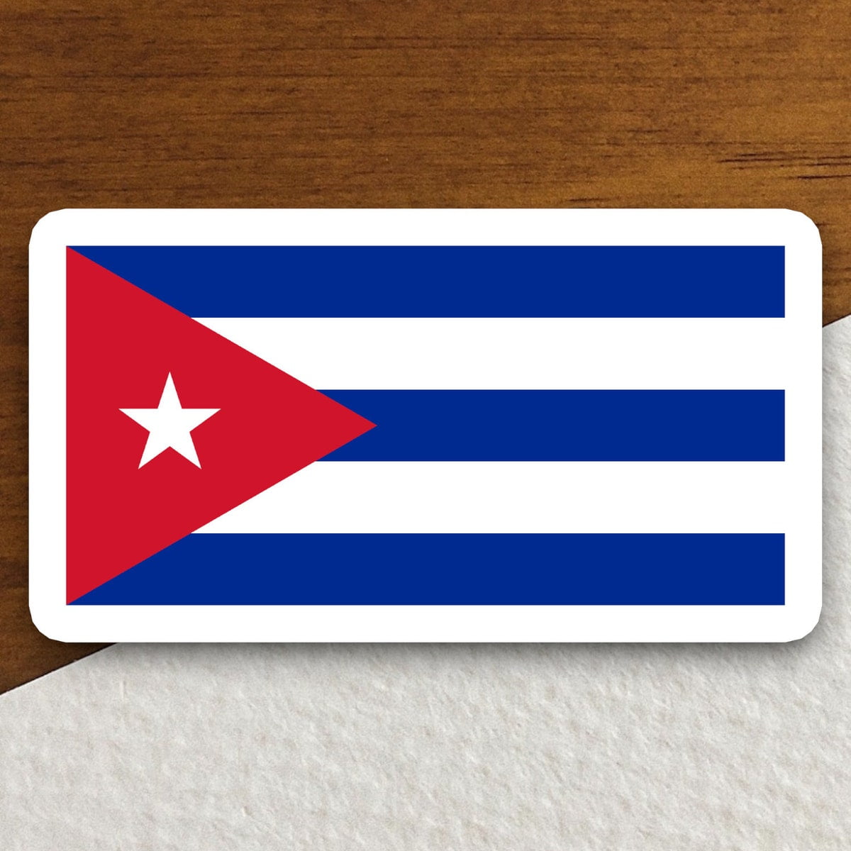 Maneki Cuba Country Flag Sticker, International Country Sticker ...